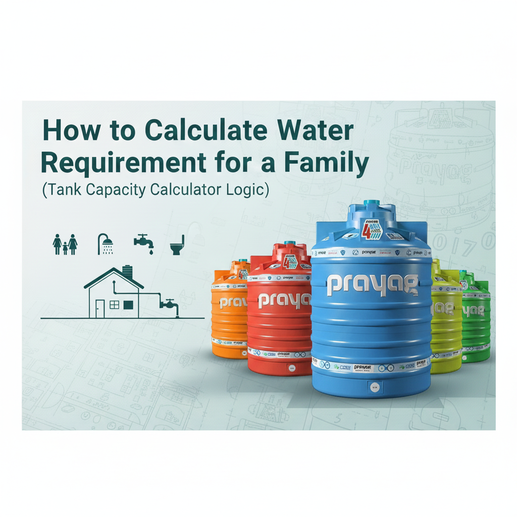 How to Calculate Water Requirement for a Family - Tank Capacity ...